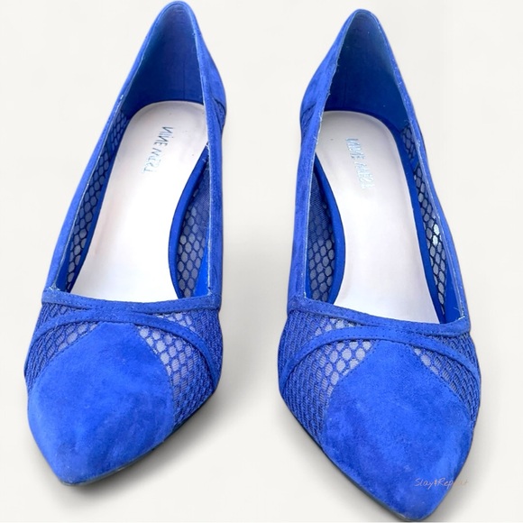 Nine West | Shoes | Pointed Toe Pumps In A Vibrant Cobalt Blue Suede ...